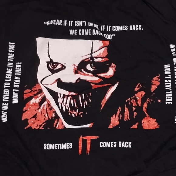 Shirts | It Chapter Two Black And Red Graphic Mens Shirt | Poshmark